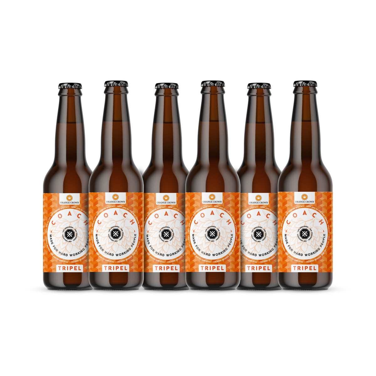 COACH beer 6-pack – Orange Crown Beer